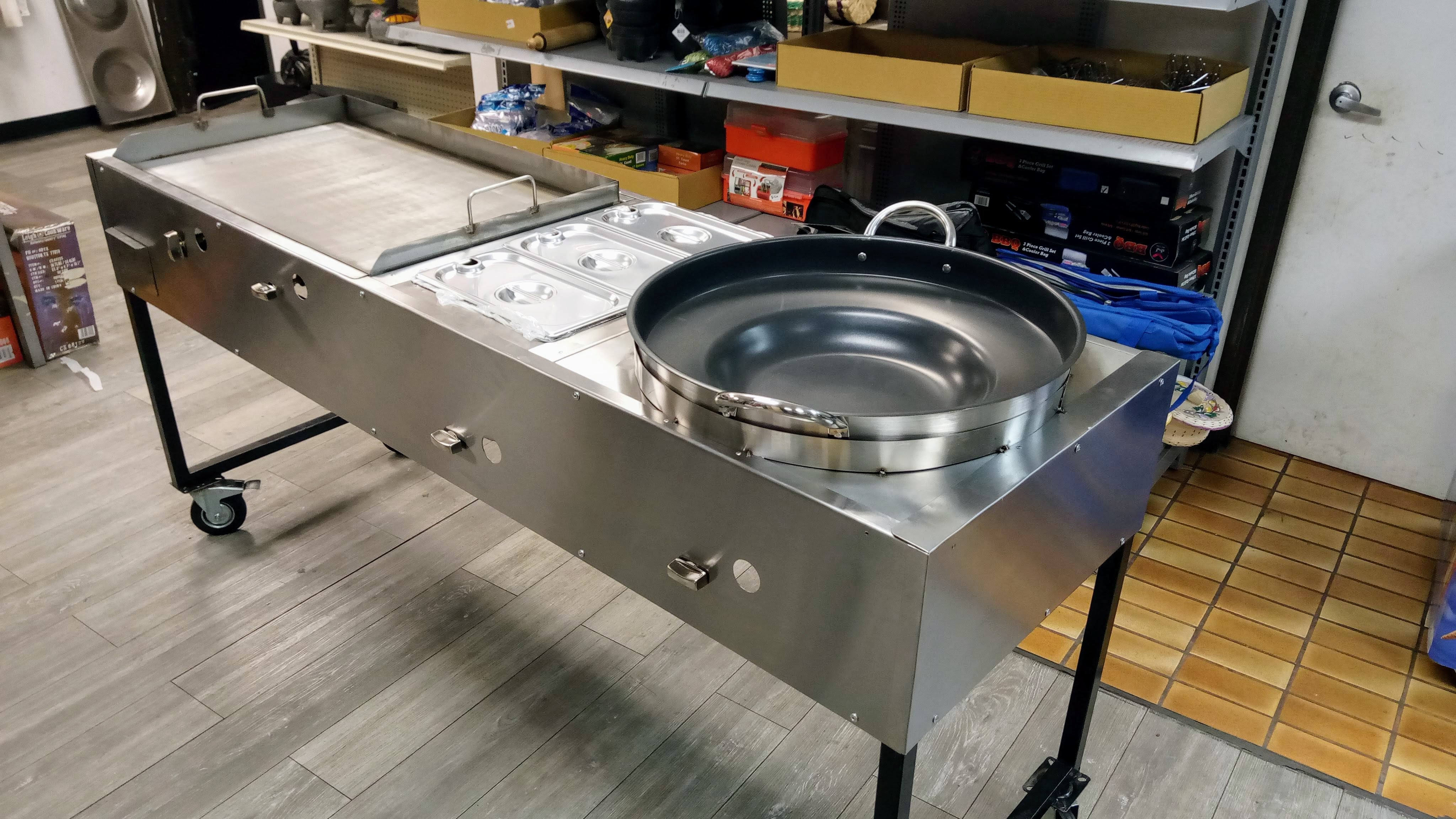 36" Plancha, Vaporera, Disco – Carts Fab