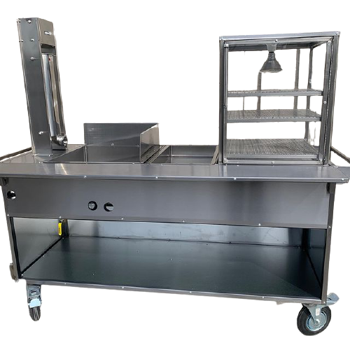 Churro Cart 6Ft With Display Warmer – Carts Fab